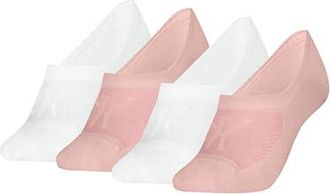 Calvin Klein Socks Mesh, Foot aux femmes, pink/white