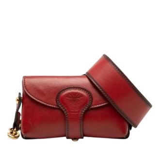 Dior Pre-owned D Bee Saddle Bag - - Pre-owned - Damen - Rot - ONE SIZE