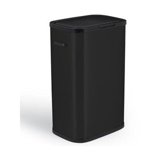 Kitchen Move Kitchen Move - Poubelle de cuisine push portland Noir Acier inoxydable 60L