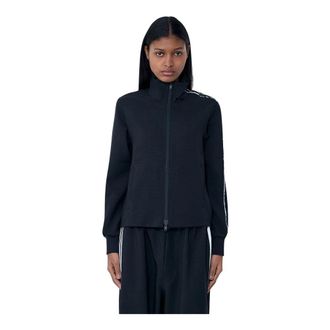 Yohji Yamamoto High-Neck Zip Jacket - - Sport - Damen - Schwarzk - XS