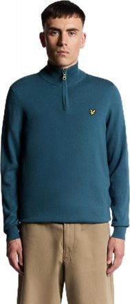 Lyle & Scott Premium Troyer Herren - Merinowolle | Half Zip Sweatshirt mit Basic Design | XS-XXL