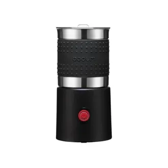 Bodum 11901-01EURO Bistro Mousseur &agrave; Lait Chauffant &eacute;lectrique 600 W, Bol INOX d&eacute;tachable, Noir