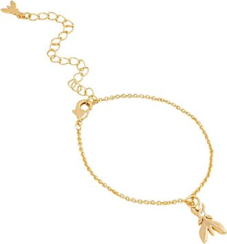 Patrizia Pepe Femme, Accessoires, Jaune, Taille: ONE Size Bracelet Fly orn&eacute; de cristaux