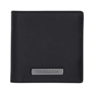 Trussardi Reise-Bifold-Ledergeldb&ouml;rse - - Accessories - Herren - Schwarzk - ONE SIZE