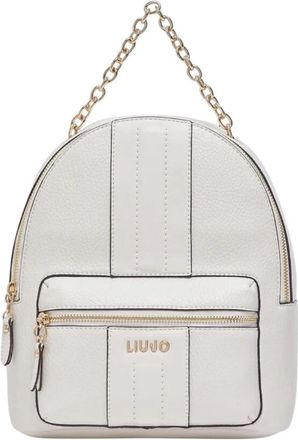 Liu Jo Femme, Sacs, Beige, Taille: ONE Size Ematite M Backpack