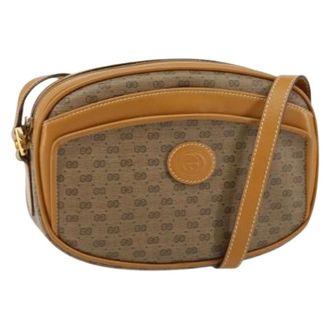 Gucci Sac bandouli&egrave;re en plastique Pre-owned - Femme - Pre-owned - Brun - Taille: ONE Size