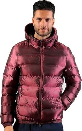 Givova Doudoune homme 110 grammes - Doudoune homme dhiver - Veste homme 110 grammes 4 saisons matelass&eacute;e rembourr&eacute;e - Veste homme, Master grenat, L