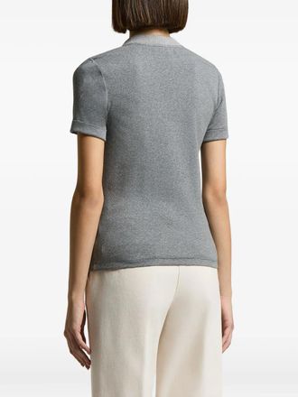 PESERICO Womens Ribbed-Knit Short-Sleeve Sweater Aw26 W