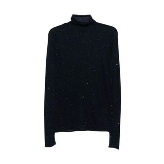 Pinko Moss Rollkragenpullover - - Knitwear - Damen - Blau - S