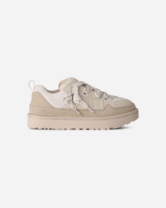 UGG Lo Lowmel f&uuml;r Herren in White, Gr&ouml;&szlig;e Wildleder