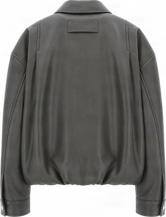 Patrizia Pepe Faux Leather Jacket - Green
