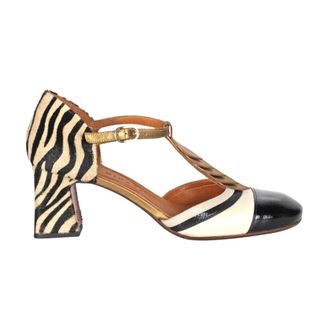 Chie Mihara Leder- und Ponyhaar-Pumps - - Shoes - Damen - Mehrfarbig - 38 EU
