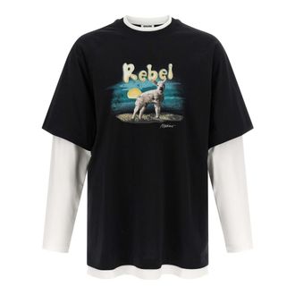 Moschino T-Shirts - - Tops - Herren - Mehrfarbig - M