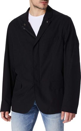 A|X Armani Exchange Polyester Twill Black Blazer