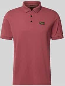 PME Legend Slim Fit Poloshirt mit Logo-Patch