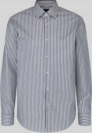 HUGO BOSS Regular Fit Businesshemd aus Baumwoll-Mix Modell H-Joe-kent