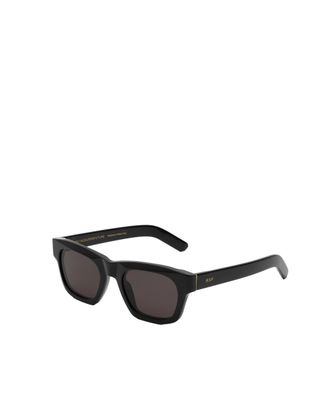 Retro Superfuture Unisex Sunglasses Sintesi Black Acetate