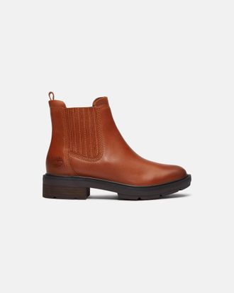 Timberland Brimfield Chelsea-Boot f&uuml;r Damen in Braun/Beige, Damen, Braun, Gr&ouml;&szlig;e