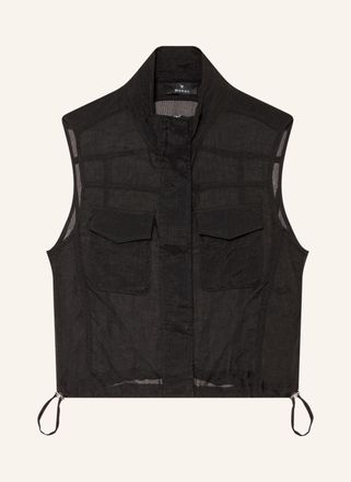 Monari Monari Mesh-Weste schwarz