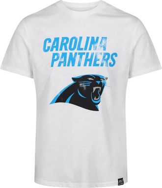 Recovered Clothing Carolina Panthers White NFL Est Ecru T-Shirt - L