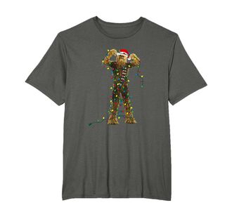 Star Wars Weihnachten Star Wars Chewbacca Christmas Lights T-Shirt