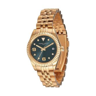 Pierre Cardin Femme, Accessoires, Jaune, Taille: ONE Size Montre habill&eacute;e en acier inoxydable