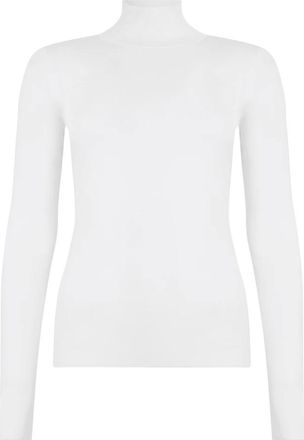 Fabiana Filippi Femme, Pulls, Blanc, Taille: 38 FR Long Sleeve Turtleneck
