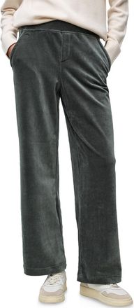 Street One Damen 3716566 Straight Leg Cordhose, Balsam Green, 40W x 30L