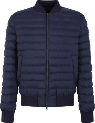 Herno Homme, Vestes, Bleu, Taille: XL Blouson aviateur matelass&eacute; en duvet