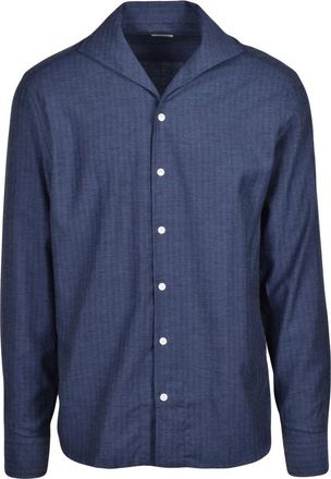 Sonrisa Chemise Collo Loropiana - Homme - Chemises - Bleu - Taille: 2XL