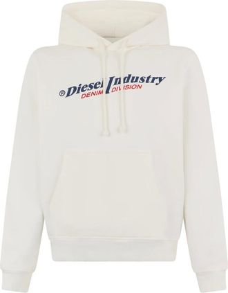 Diesel Homme, Sweatshirts et sweats &agrave; capuche, Blanc, Taille: M SweaT-shirt &agrave; capuche