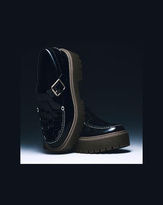Timberland Stone Street Schnallenschuh mit Plateausohle f&uuml;r Damen in Schwarz, Damen, Schwarz, Gr&ouml;&szlig;e