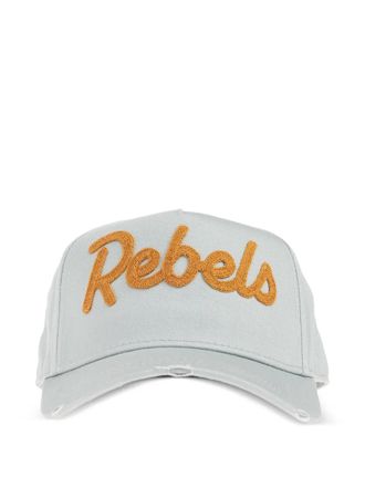 Dsquared2 Baseballkappe mit Stickerei - Grau