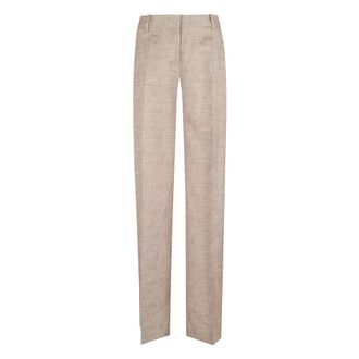 Ermanno Scervino Wide Leg Pants - - Trousers - Damen - Beige - XS