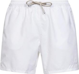 MC2 Saint Barth Homme, Maillots de bain, Blanc, Taille: L Patmos Swim Shorts