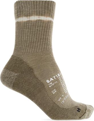 SATISFY Satisfy, Homme, Sous-v&ecirc;tements, Vert, Taille: S Chaussettes Tube en Laine M&eacute;rinos et Nylon