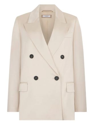 PESERICO blazer &agrave; boutonni&egrave;re crois&eacute;e - Tons neutres