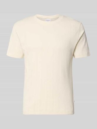 Lindbergh T-Shirt in Jaquard-Strick mit Rundhalsausschnitt