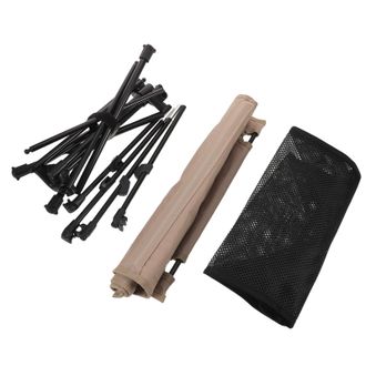 FOMIYES Klappbarer Campingtisch und Faltbare Campingst&uuml;hle aus Aluminiumlegierung Leichter Outdoor Tisch mit Netzfach Stabil f&uuml;r Picknick Wandern Grillen und 