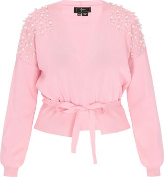 Faina Strickjacke Frauen helles Rosa