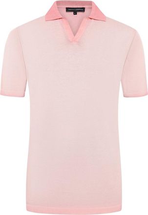 Trusted Handwork Poloshirt aus Pima-Baumwolle mit Variokragen in