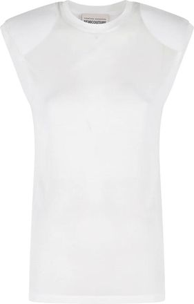 Semicouture Femme, Tops, Blanc, Taille: 40 FR T-Shirt Marisol