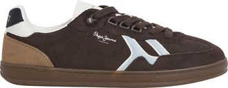 Pepe Jeans London Herren Ball Mix M Sneak, Brown Dark Brown, 39 EU