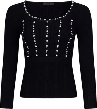 Liu Jo Femme, Blouses et Chemises, Noir, Taille: 40 FR Liu Jo Sweaters