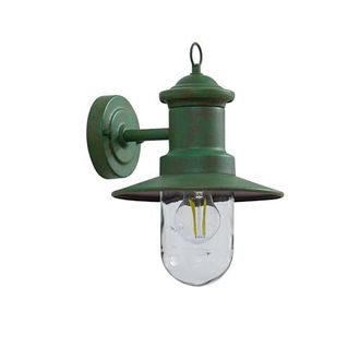 Lindby Applique Exterieur Eloretta &agrave; intensit&eacute; variable (Traditionnel) en Vert M&eacute;tal (1 lampe,&agrave; E27), Murale Luminaire Lampe Jardin Eclairage