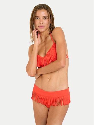 Banana Moon Banana Moon Bikini-Oberteil Cowo Fringes LSE62 Orange