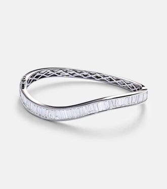 Anita Ko Bague Saturn en or blanc 18 ct et diamants