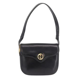 Gucci Sac bandouli&egrave;re vintage Pre-owned - Femme - Pre-owned - Noir - Taille: ONE Size