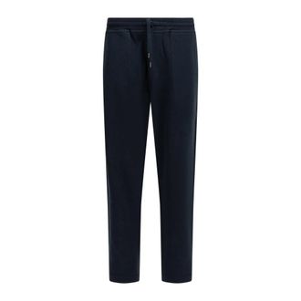 Brunello Cucinelli Straight Leg Drawstring Pants - - Trousers - Herren - Blau - L