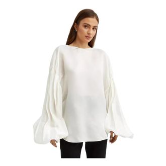 Khaite Quico Seidenbluse - - Blouses & Shirts - Damen - Wei&szlig; - M